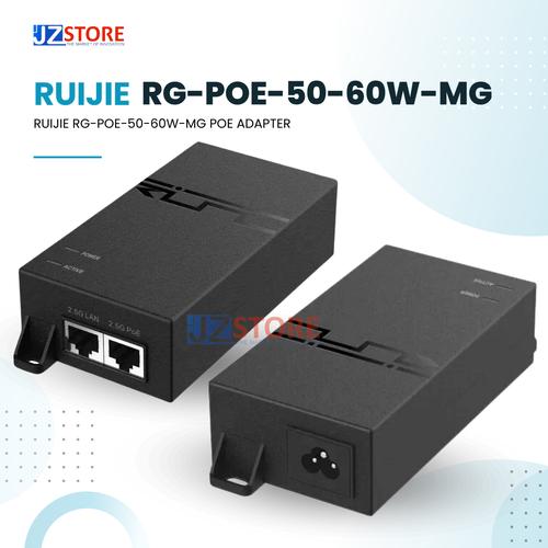 Jual Ruijie RG-POE-50-60W-MG 1-port PoE adapter (25000Base-T, 50V, 60W ...