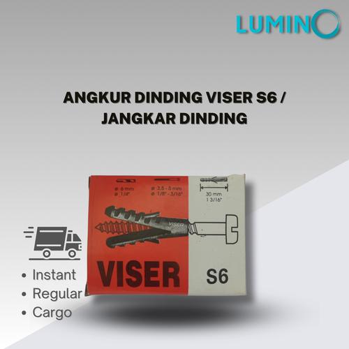 Jual Angkur Dinding S6 Skrup Plastik Tebal / Scrup fisher s6 / viser ...