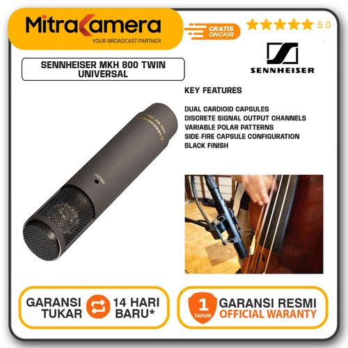 Jual Sennheiser MKH 800 TWIN Universal Studio Microphone - Jakarta ...
