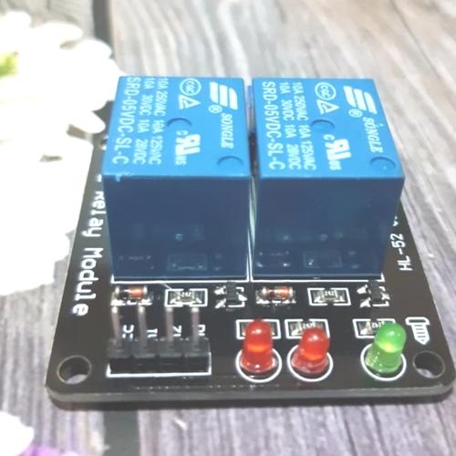 Jual modul Relay 2 Kanal 5v Jenis LOW LEVEL TRIGGER - Kab. Bekasi ...
