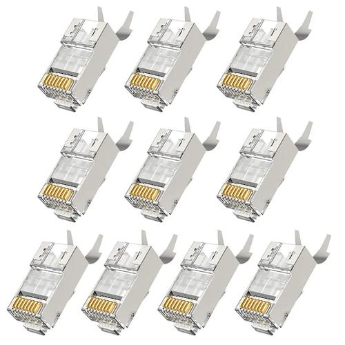 Jual Konektor RJ45 CAT7 CAT6 Shielded Besi 10 Pcs - Jakarta Pusat ...