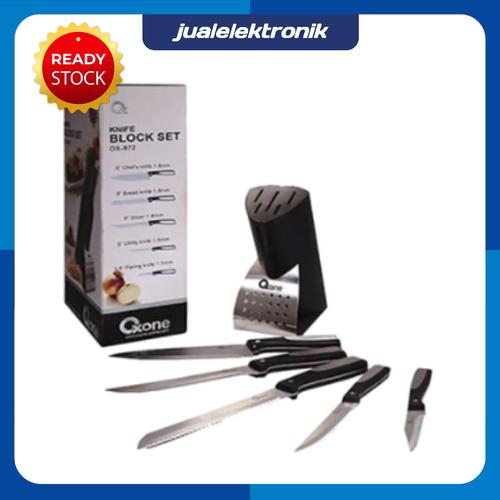 Jual Oxone OX972 – Pisau Block Set - Jakarta Utara - Jualelektronik | Tokopedia