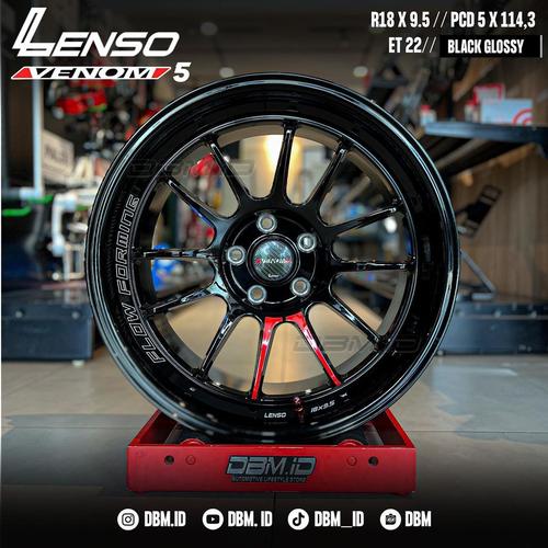 Promo Velg Lenso Venom 5 R18 18x9.5 5x114.3 Innova Venturer Zenix ...