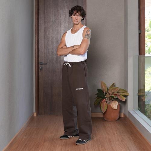 Promo Onlyifyouknow - Coffee Loosefit Sweatpants Bold Logo Design ...