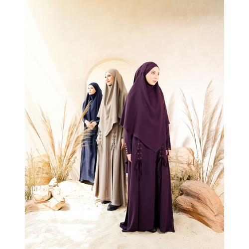Jual Layla Abaya & Set + Khimar - 5 Warna | Zysku Xena | Dress Abaya ...