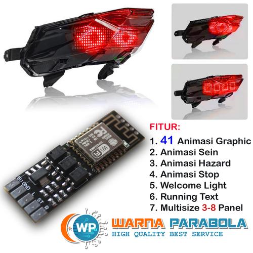 Promo Controller Lampu Stop Lamp Wifi / Modul Kontroller StopLamp Dot ...