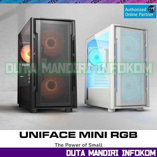 Jual Cougar UNIFACE MINI RGB - High Airflow Tempered Glass Mini Tower m ...