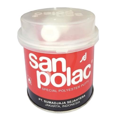 Jual Dempul San Polac 250 gram Special Polyester Mobil Motor Besi ...