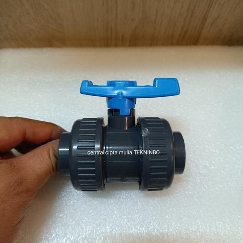 Jual Ball Valve PVC 4" inch True Union Double Watermur PVC Jis 10k ...