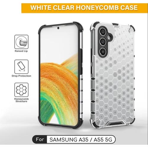 Jual Case Samsung Galaxy A35 / A55 5G Honeycomb TPU Casing Hybrid Anti ...