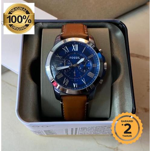 Jual Jam F0SSIL FS5151 Grantt Chronograph Blue Dial Original - Kota ...