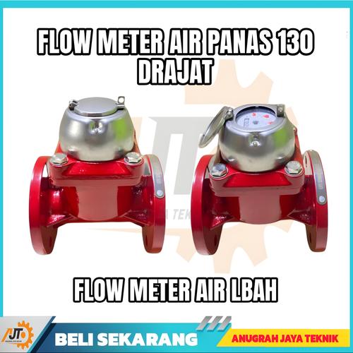 Jual Flow meter air kotor/limbah 4 inch max suhu 130 Drajat Meteran ...