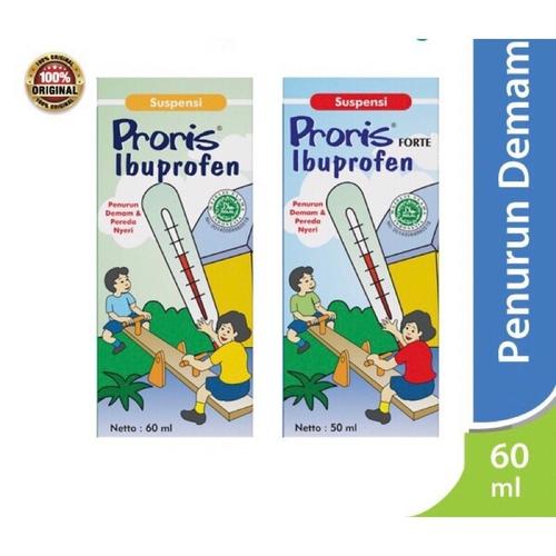 Jual Proris Syrup Forte 50 Ml dan Proris Syrup 60 Ml Obat Demam Panas ...