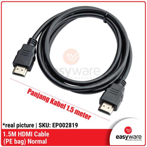 Jual Kabel HDMI 1.5m 1.5 meter HDMI Cable Kabel Monitor HDMI - Normal ...