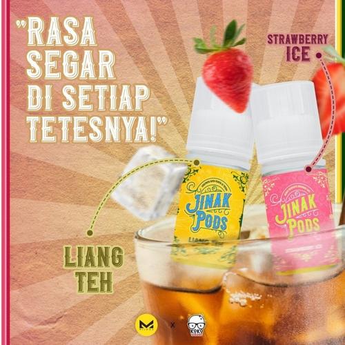 Promo NEW JINAK PODS SERIES LIQUID JINAK PODS SALT 25MG 30ML NEW ...