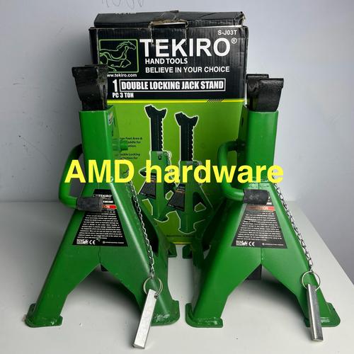 Jual ORIGINAL TEKIRO JACK STAND 3 TON Double Locking TAHANAN DONGKRAK ...