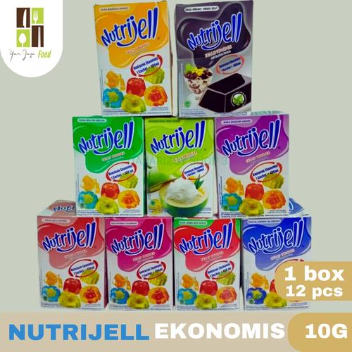 Jual Nutrijel/Agar-Agar/Puding Kemasan Ekonomis 10 g 1 BOX / 12 PCS ...