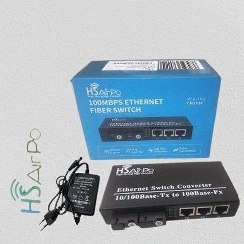 Jual HSAIRPO CM2F3E Media Converter 2 FO 3 Lan Port 3ETH10/100 HS AIRPO ...