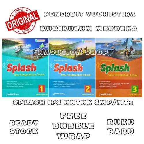 Jual Buku Splash IPS Kelas 1 2 3 / 7 8 9 SMP Yudhistira Kurikulum Merdeka - KELAS 2 SMP ...