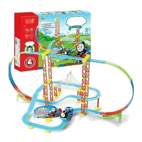 Jual Train Track Set 88 Pcs Mainan Anak Kereta Api Set Trek Rel Kereta ...