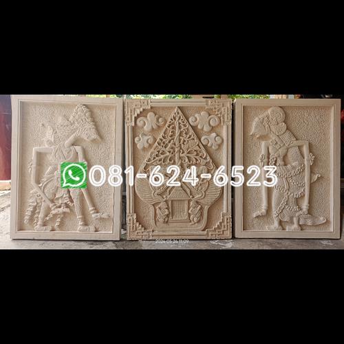 Jual RELIEF WAYANG RAMA SINTA GUNUNGAN BATU ALAM HIASAN DINDING PARAS ...