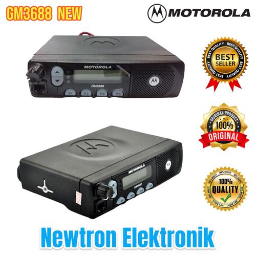 Jual Rig Motorola GM3688 VHF UHF 25 Watt Radio GM-3688 - UHF 438-470Mhz ...