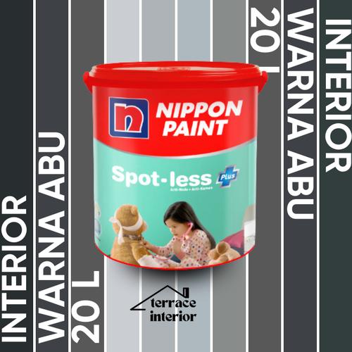 Jual Cat Tembok Spotless Plus Nippon Paint Interior Warna Abu 20 Liter ...