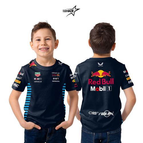 Jual Kaos Anak Jersey F1 Redbull Racing Team Terbaru 2024 Full Printing ...