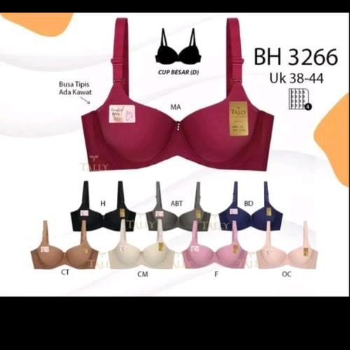 Jual jual Bra Tally 3266 Full Cup hingga Cup D Jumbo Ukuran 44 dengan ...