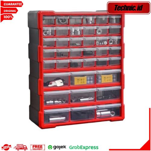 Jual Krisbow Kotak Perkakas 39 Laci Storage Bin 39 Drawers Kotak ...