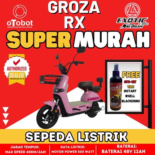 Promo SEPEDA LISTRIK GROZA RX R X PACIFIC EXOTIC GARANSI RESMI - YELLOW Cicil 0% 3x - Kota ...
