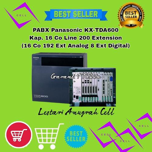 Jual Pabx Panasonic KX-TDA600 - Kap 16 Co Line 200 Extension - Jakarta ...