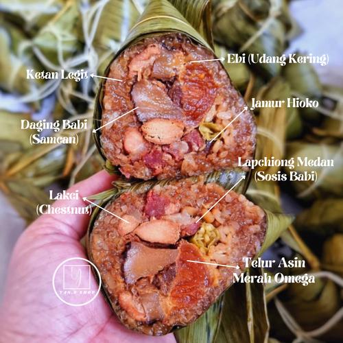 Jual BAKCANG - BACANG KETAN / NASI MEDAN JUMBO KOMPLIT SPECIAL BABI ...