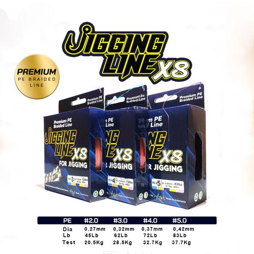Jual SENAR PE JIGGING LINE X8 PREMIUM PE 300M - Kota Balikpapan - KOBER FISHING BPN | Tokopedia