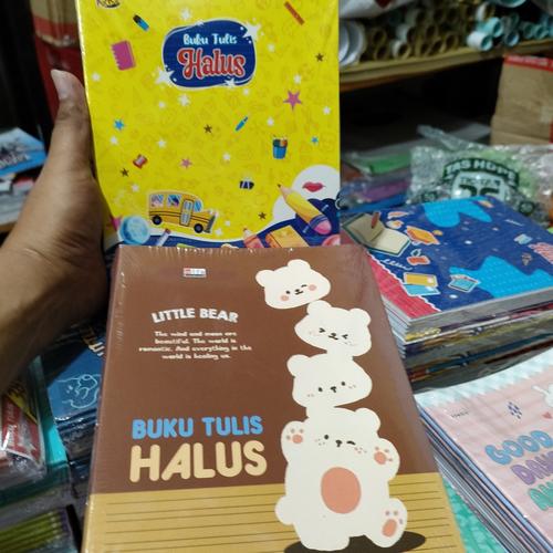 Jual 1 pak Buku tulis Halus 10 buku 38 lembar Kiky / Buku garis 3 ...