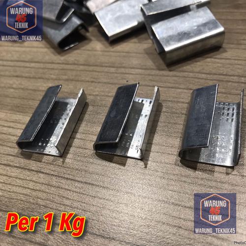 Jual KLEM METAL BESI KLIP CLIP GRIPPER GRIPER TALI STRAPING STRAPPING 1 ...
