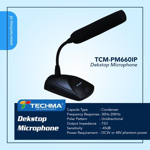 Promo Techma TCM-PM660IP Deşktop unidirectional Microphone - Kota ...