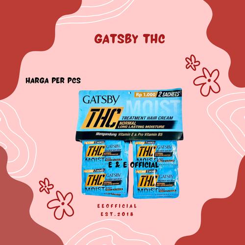 Jual GATSBY BIRU SACHET NORMAL/WATER GLOSS /MINYAK RAMBUT SACHET NORMAL ...
