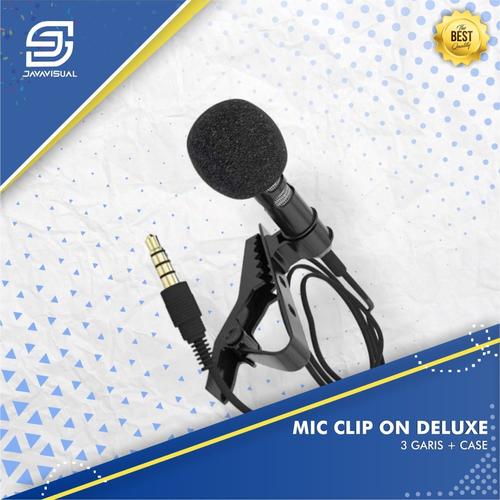 Jual Microphone Clip on / Mic Clip on Deluxe 3.5mm TRRS untuk ...