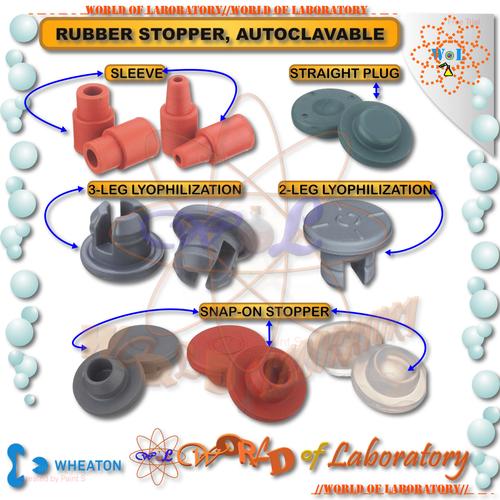 Jual WHEATON Rubber Stopper, Autoclavable, Variable Type, Style & Size ...