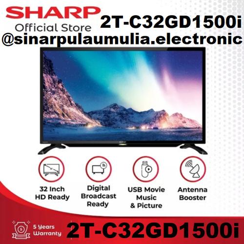Jual Sharp LED TV 32 Inch Digital - 2T-C32GD1500i / 2T C 32 GD 1500 i ...