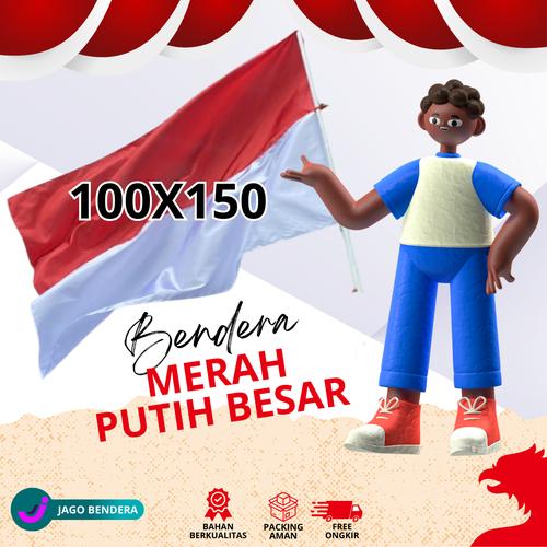 Promo Bendera Merah Putih Ukuran 100X150 ( BESAR ) - BENDERA MINI - Kab ...