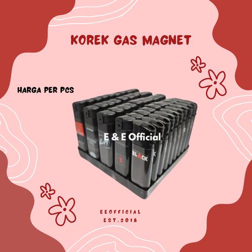 Jual KOREK GAS MAGNET HITAM / KOREK MAGNET TIK TOK BLACK / KOREK API ...
