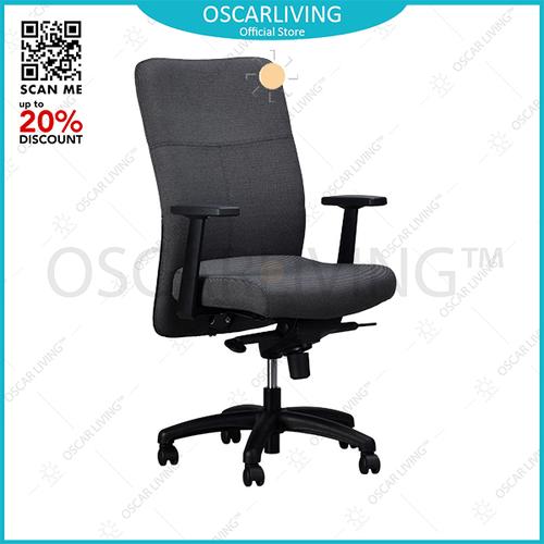 Promo KURSI KANTOR KERJA MORELLI TUXEDO 303 MB FABRIC ALL BLACK SAND ...
