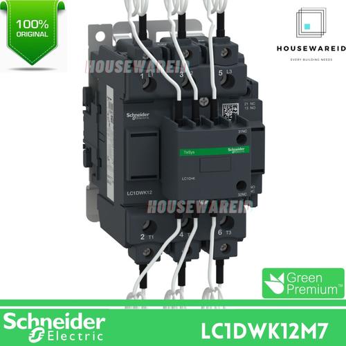 Promo Kontaktor Kapasitor Schneider LC1DWK12M7 60kVAR 415v Original ...