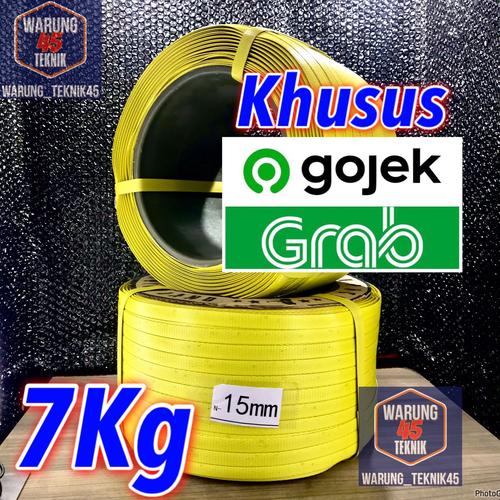 Jual GOJEK I Plastik strapping straping band 15mm berat 7kg tali ...