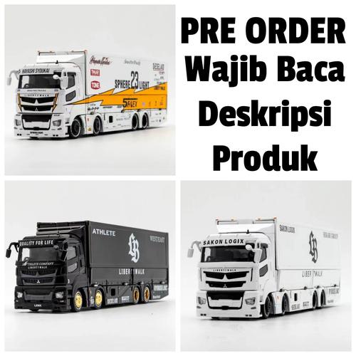 Jual GCD Liberty Walk Trucks Mitsubishi Fuso Super Great White Black ...