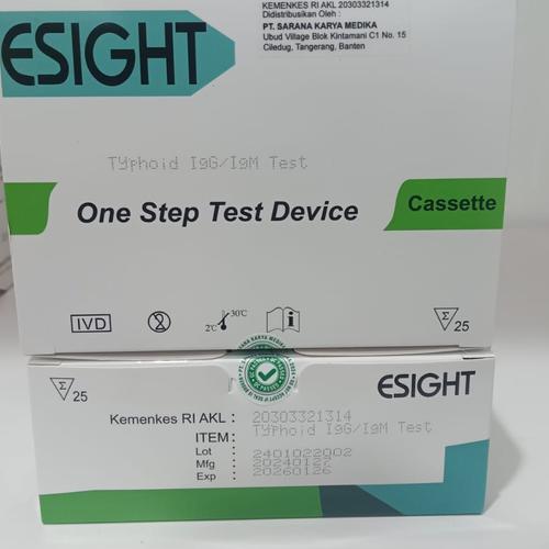 Jual Typoid igg IgM ESight isi 25 test - Kota Tangerang Selatan ...