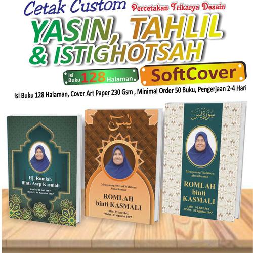 Jual cetak buku yasin tahlil istighosah 128 halaman Softcover - Kota ...