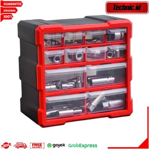 Jual Krisbow Kotak Perkakas 12 StorageE Bin 12 Drawers Kotak Aksesoris ...